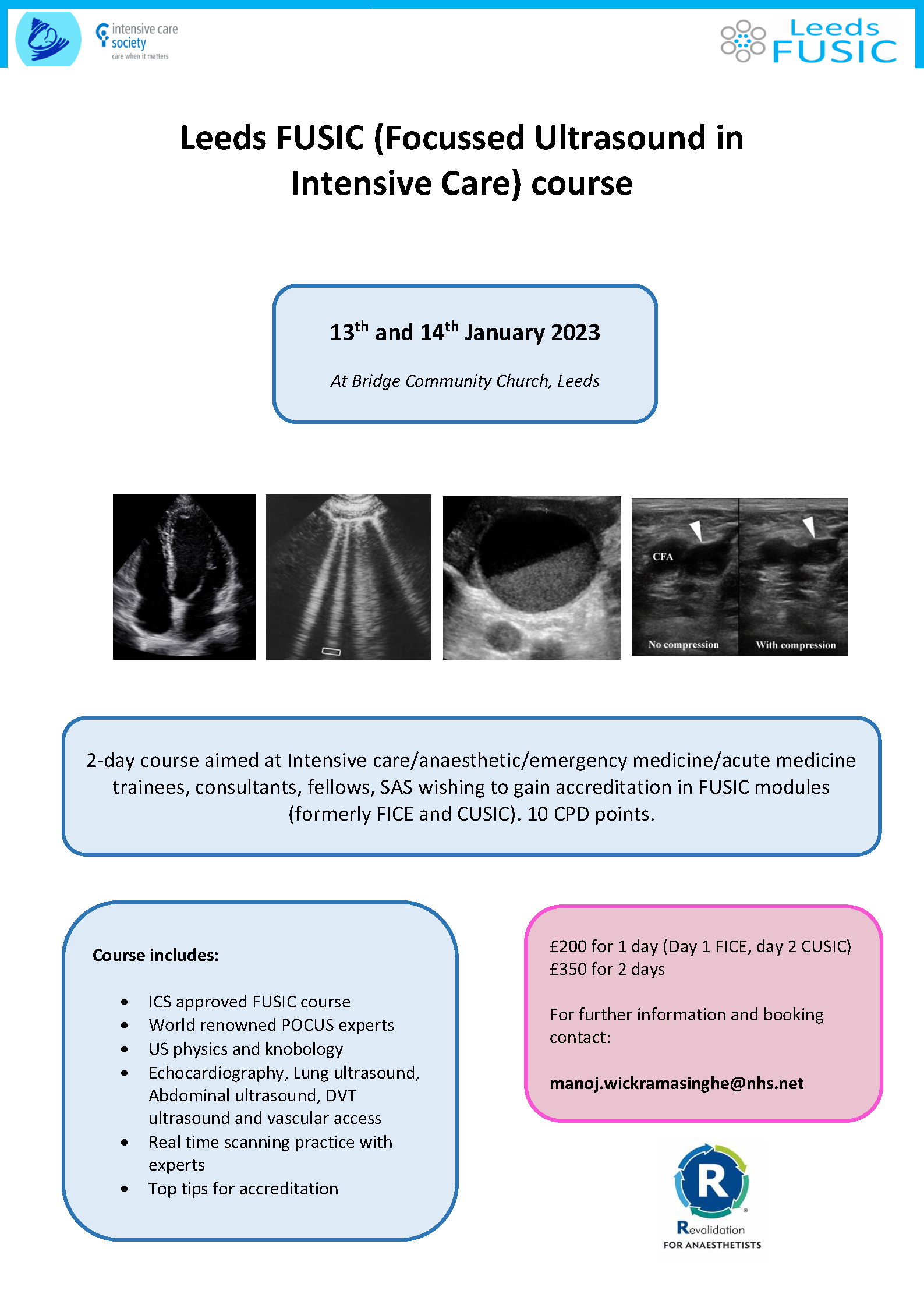 Focused Ultrasound in Intensive Care (FUSIC) | Health Education ...
