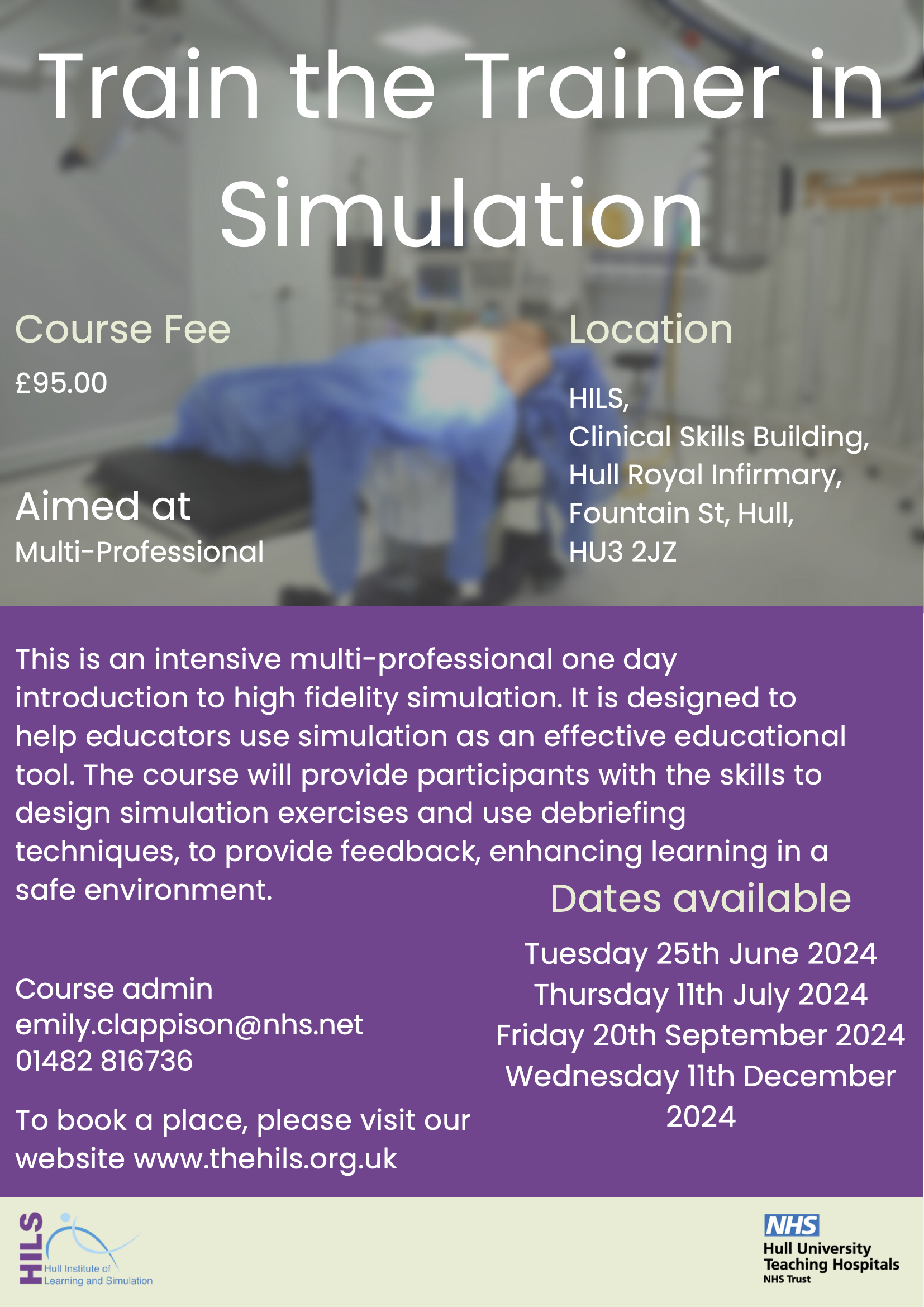 Practical Skills and Simulation Courses | Health Education Yorkshire ...